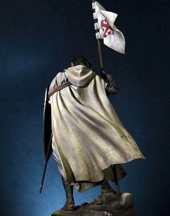 Knight in Armor Figurine | Templar Cross