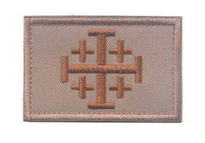 Jerusalem Cross Patch | Templar Cross