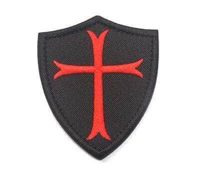 Knights Templar Patch Shield of the Temple | Templar Cross