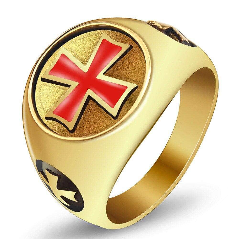 Templar Ring Gold | Templar Cross